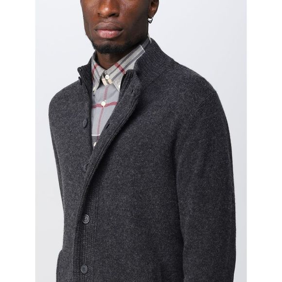 Barbour | Sweaters | Barbour Cardigan Men Charcoal | Poshmark